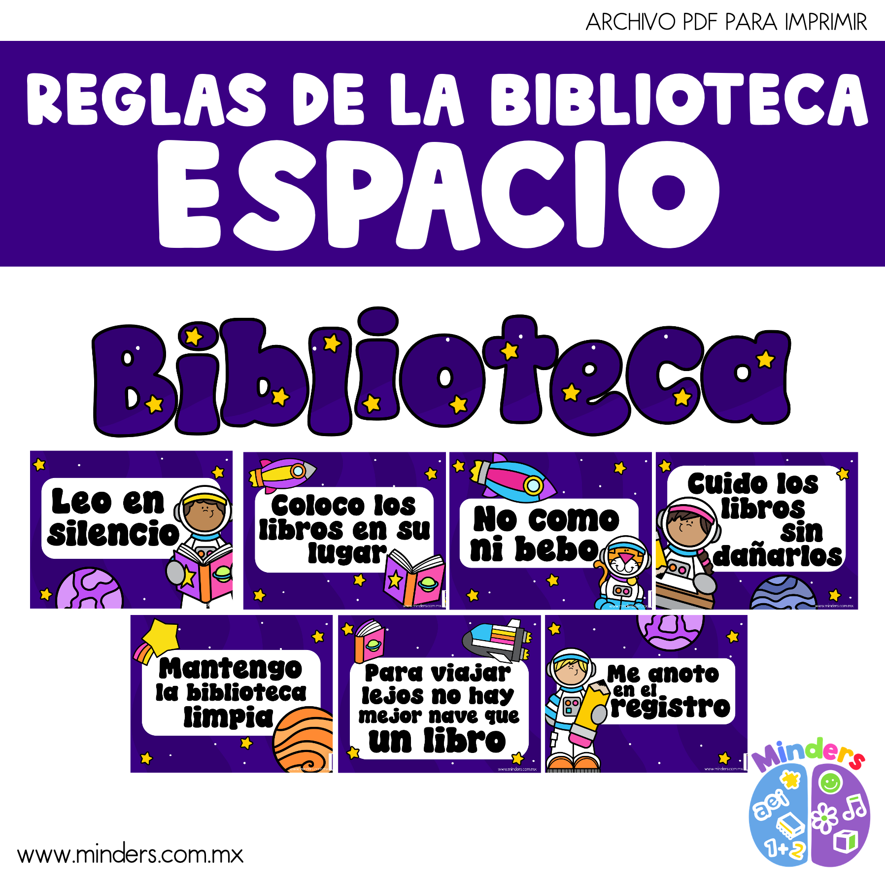 Reglas de la Biblioteca del Espacio – Mindersmx