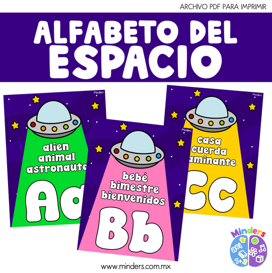 Alfabeto del espacio – Mindersmx