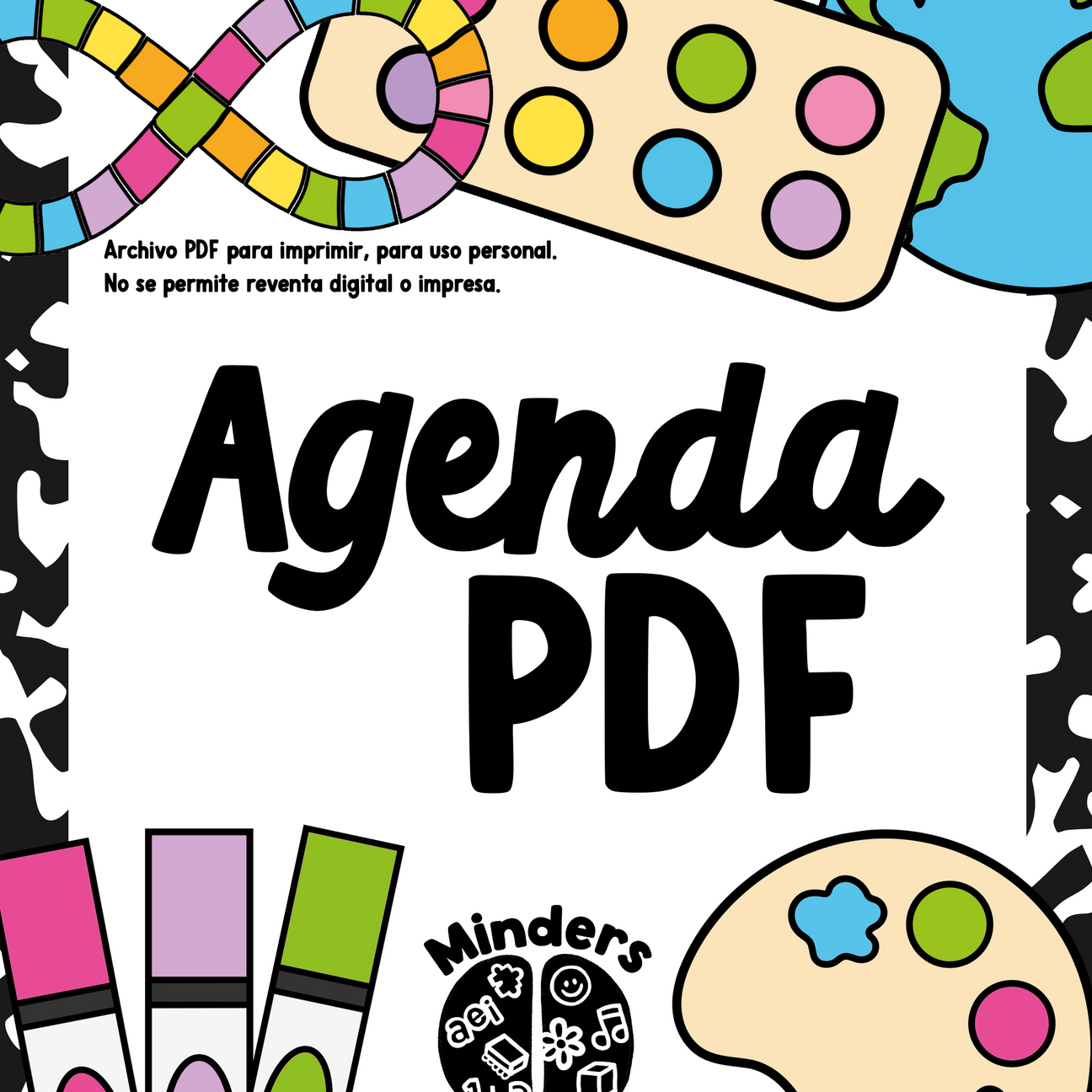 Agendas para imprimir 2025-2026 – Mindersmx