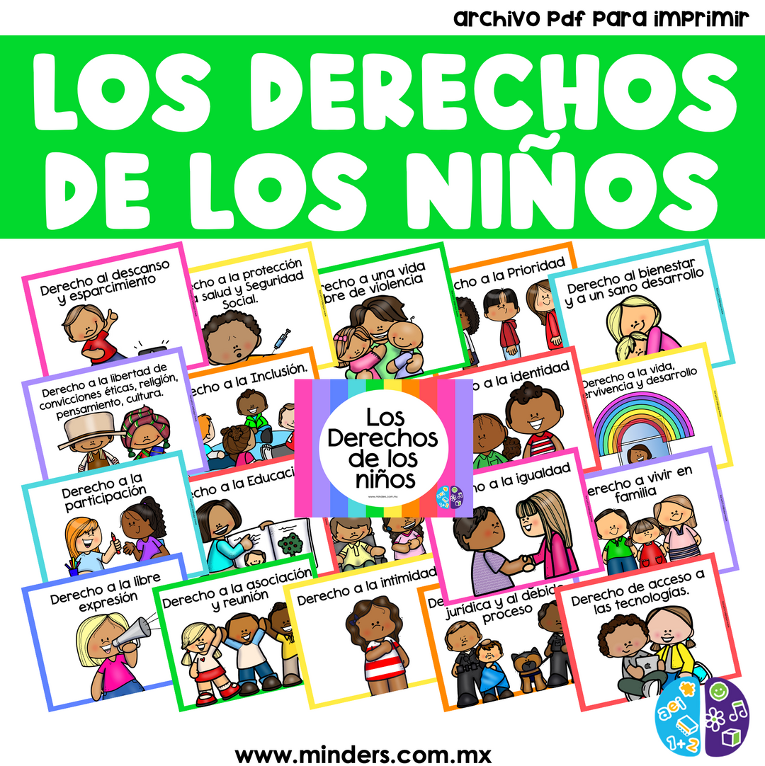 Los derechos de los niños - Posters – Mindersmx