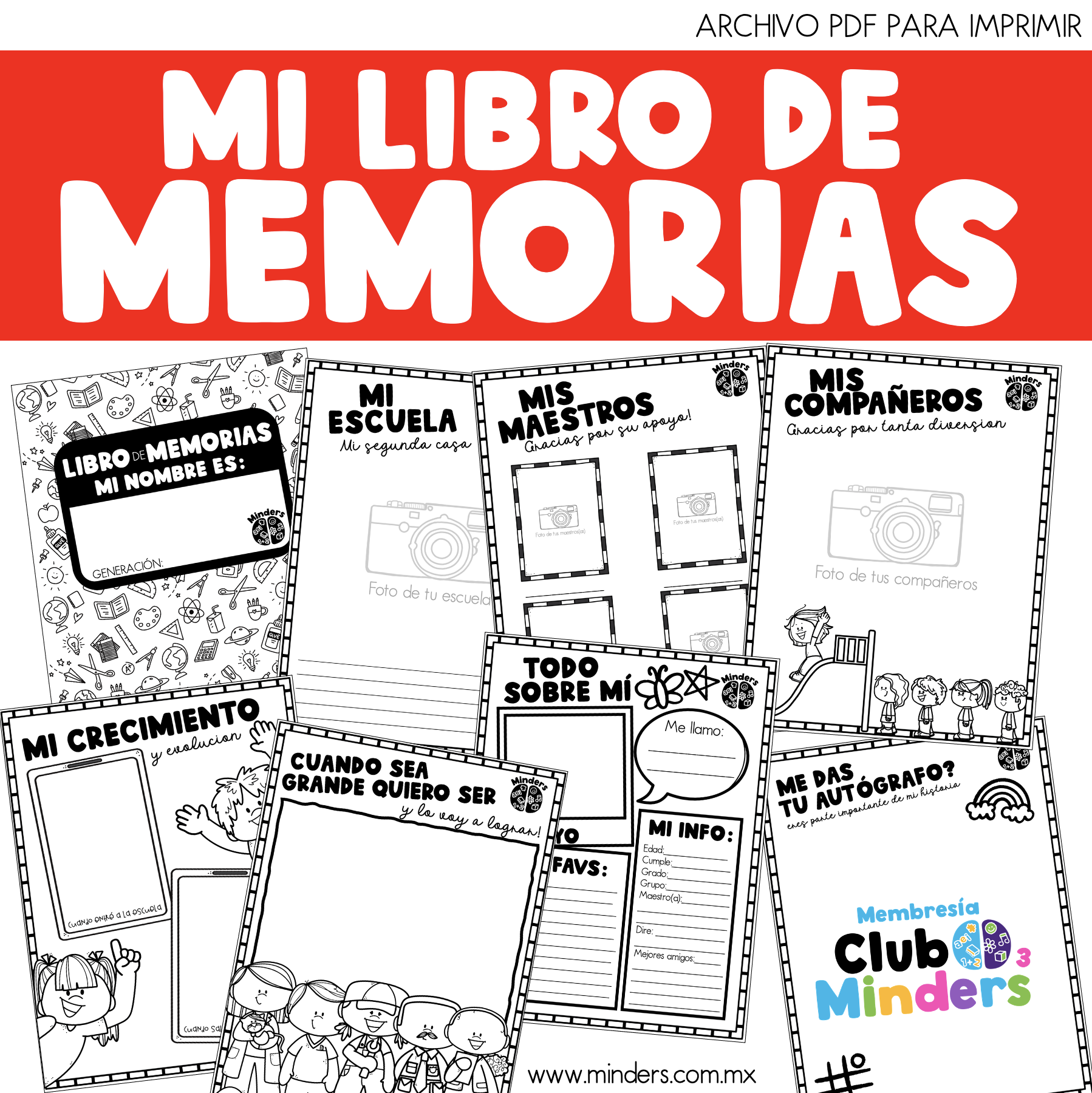 Material para Imprimir – Página 8 – Mindersmx