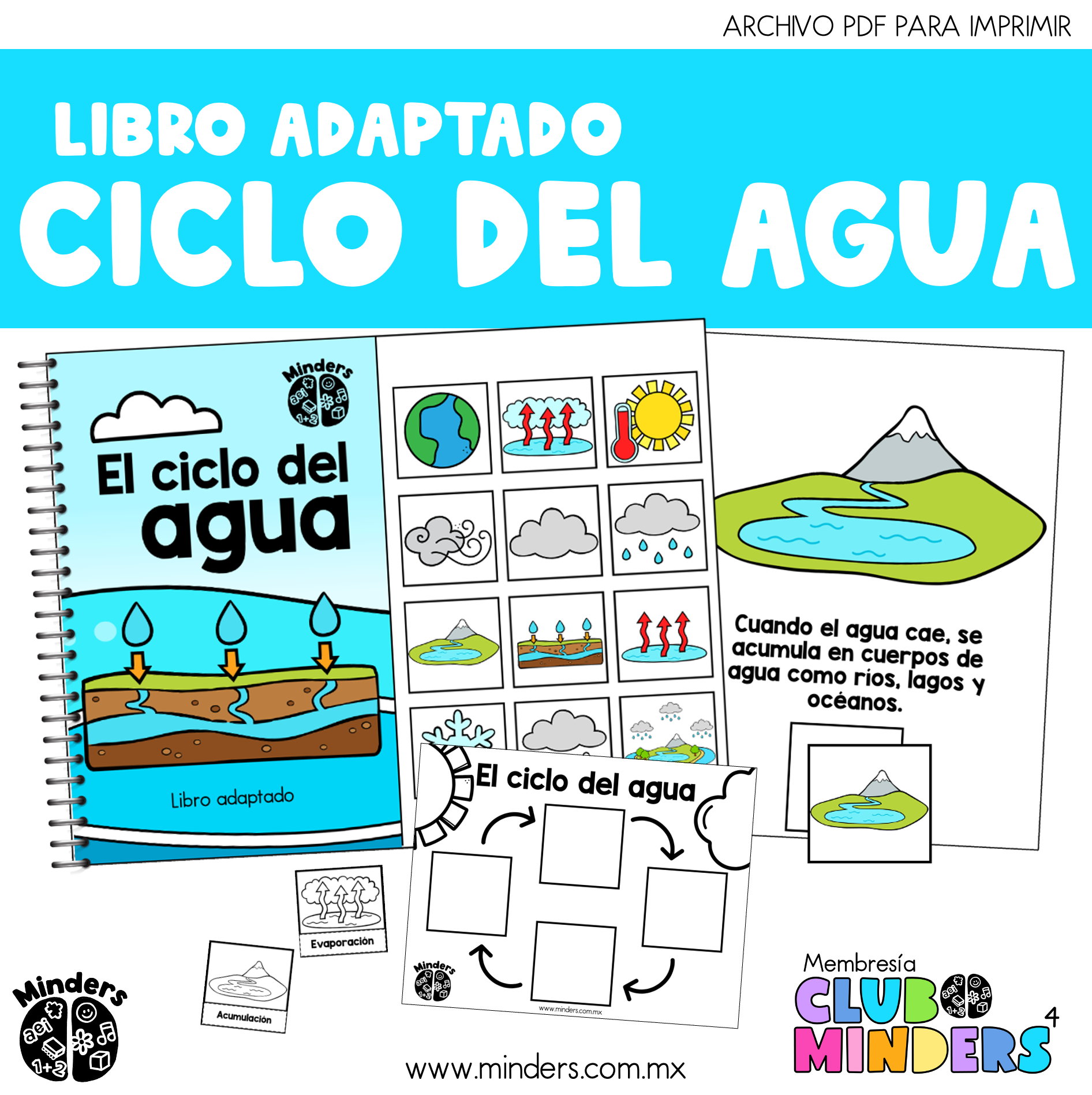 Libro Adaptado - El ciclo del agua – Mindersmx