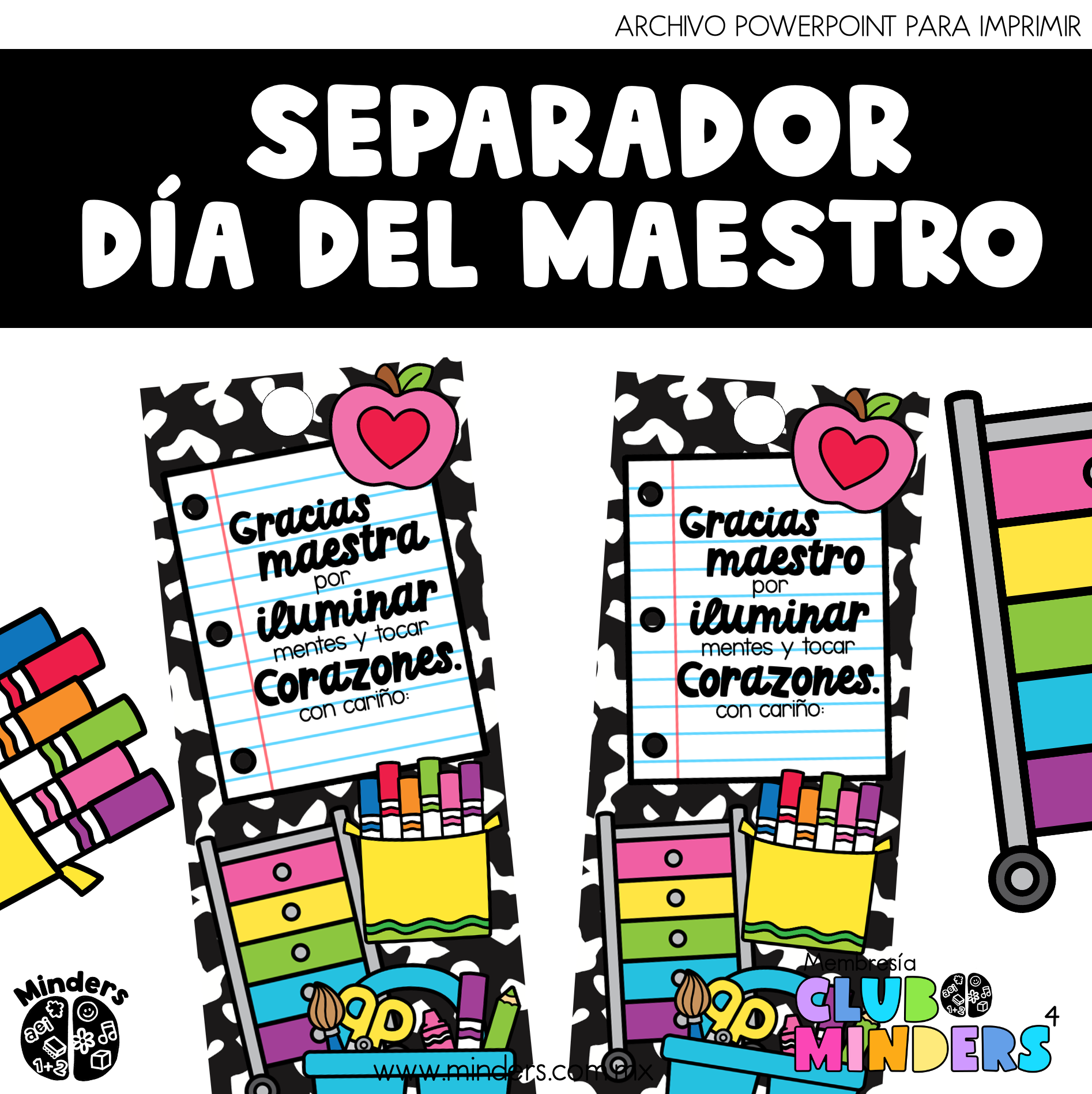 Separador Detalle Día Del Maestro Mindersmx