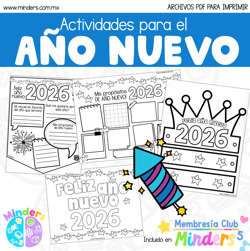 Actividades para celebrar el Año Nuevo 2026! – Mindersmx