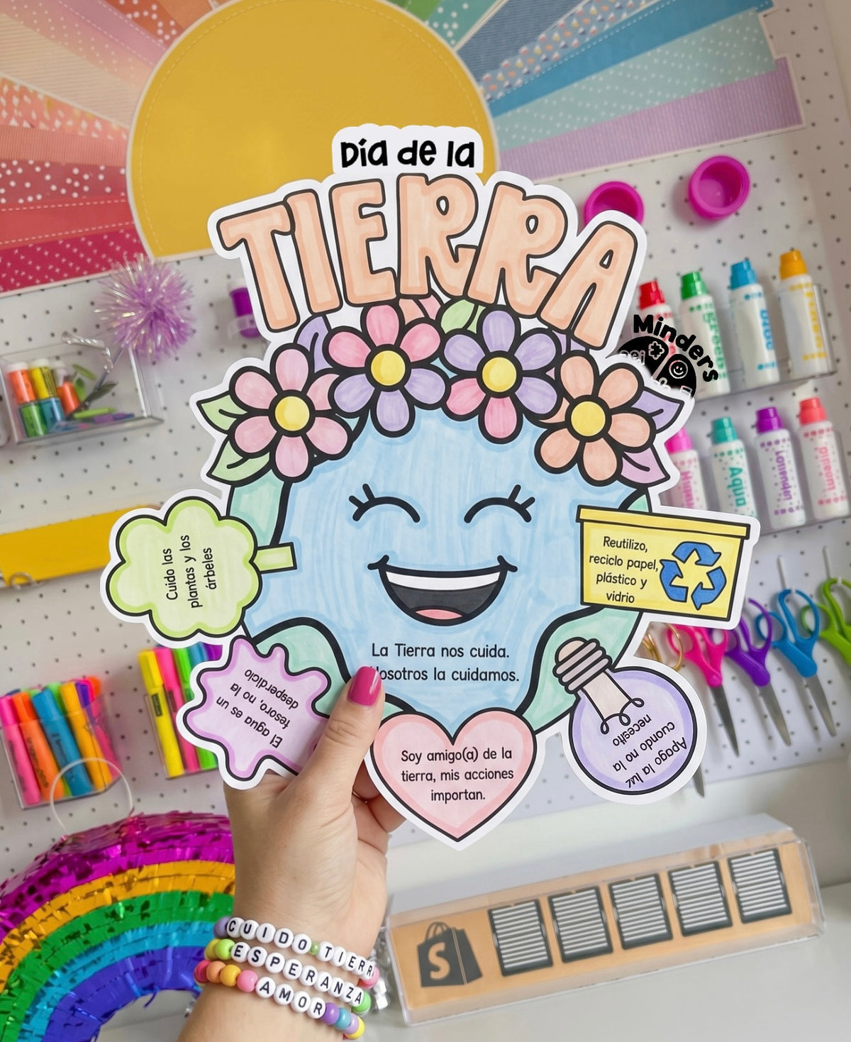 Manualidad para el día de la tierra – Mindersmx