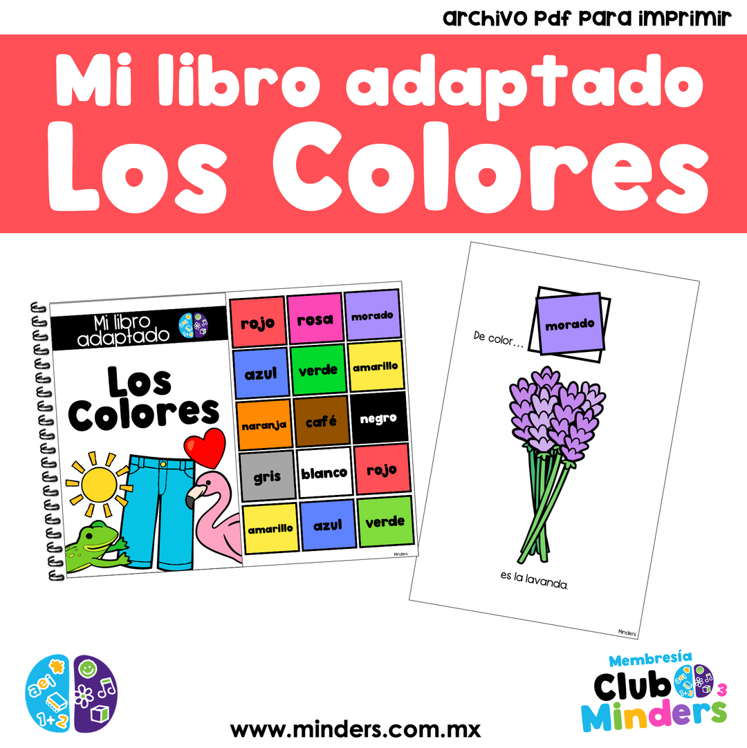 Mi libro adaptado - Los colores – Mindersmx