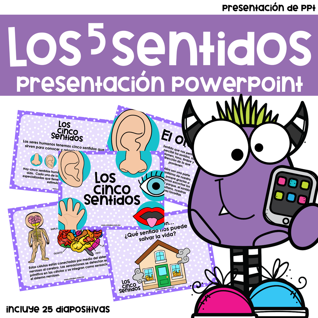 Los Cinco Sentidos para Niños – Mindersmx