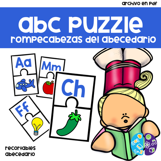 Rompecabezas del Abecedario - Puzzle del Abecedario – Mindersmx