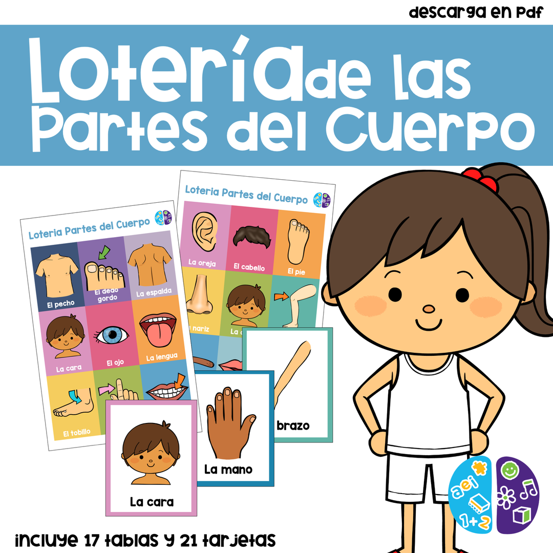 Juego Las Partes del Cuerpo – Mindersmx